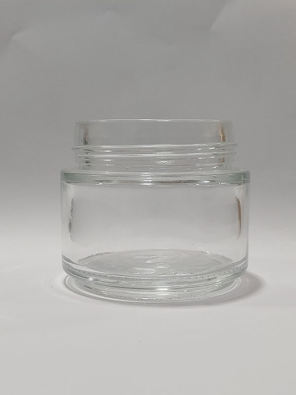 100 GM Clear Glass Cream Jar