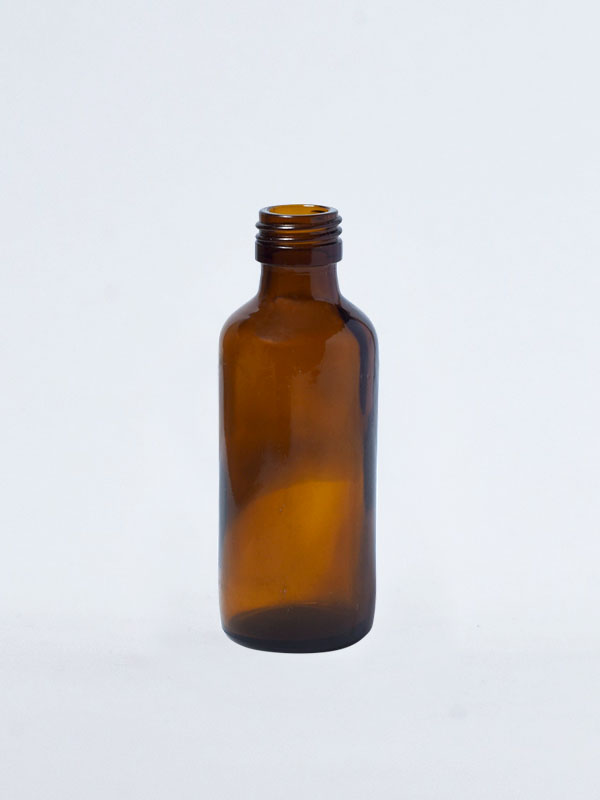 100ML Amber Glass 114PD Bottle 25 MM ROPP Neck