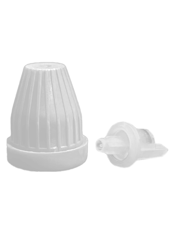 18MM DWSI White Dropper Cap with Small Hole – Dropper Set | Radcom ...
