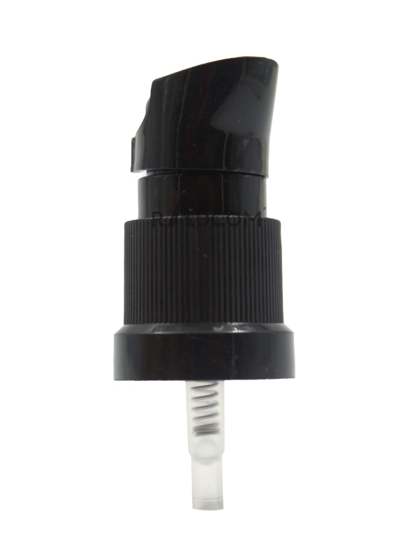18MM Black KH180E Lotion Pump with Clip | Radcom Packaging