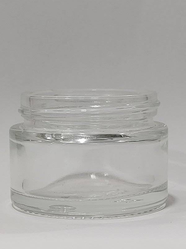 30 GM Clear Glass Cream Jar