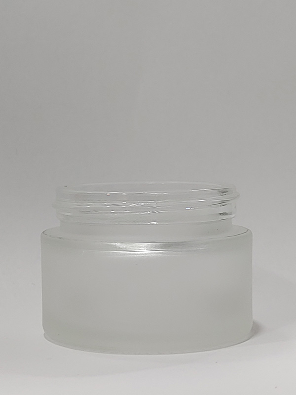 30 GM Frosted Glass Cream Jar