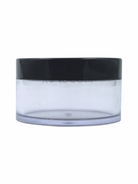 50GM San Cream Jar with Black Cap – Elegant Skincare & Cosmetic Container
