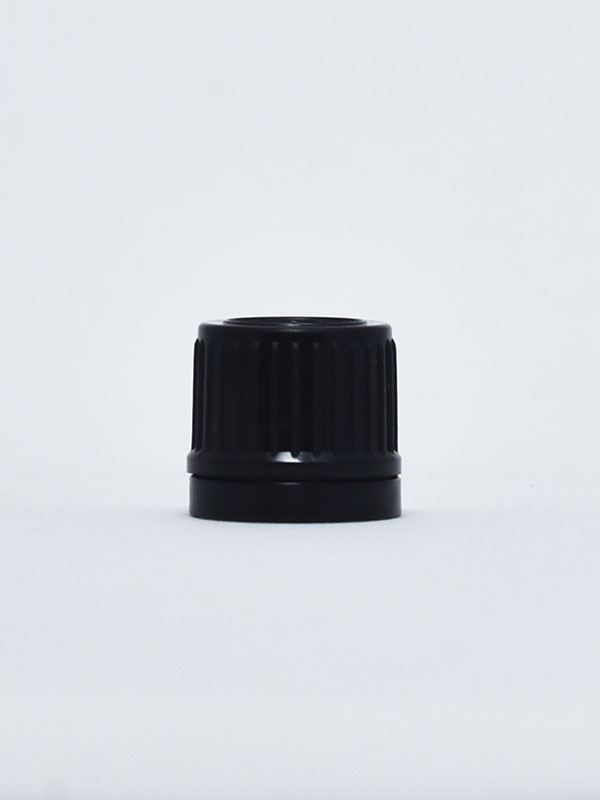 Black Tamper-Evident Euro Dropper Cap Type 1