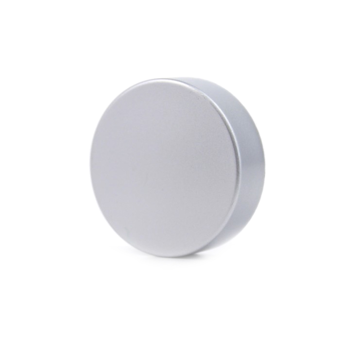 Matt Silver ABS Caps with WAD and Lid for 50 Gm Glass Jars